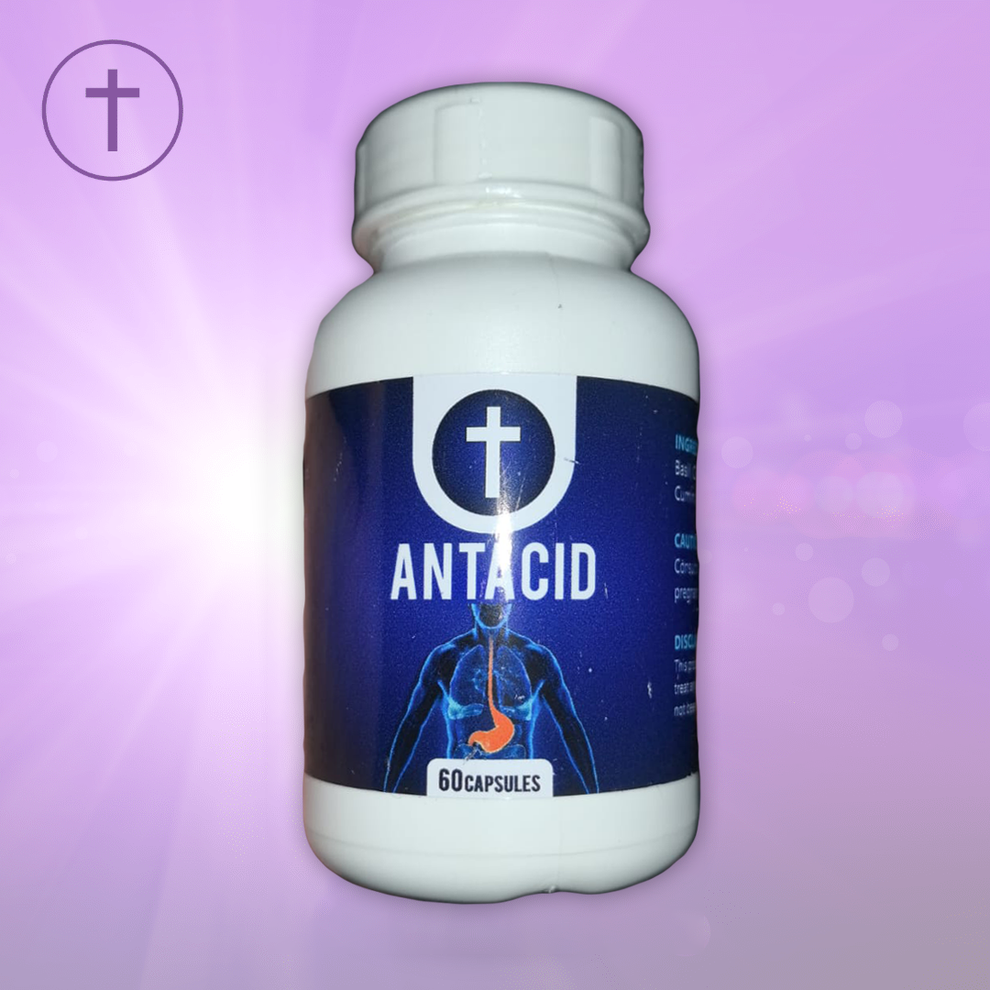 Anti-Acid 60 Capsules - Natural Heartburn & Digestive Relief | Purple ...